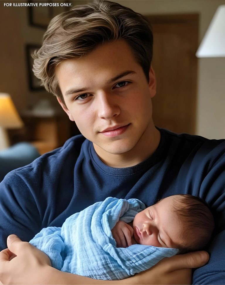 Es war ein spater Abend, als Jake mit dem Baby auf den Armen das Haus ...